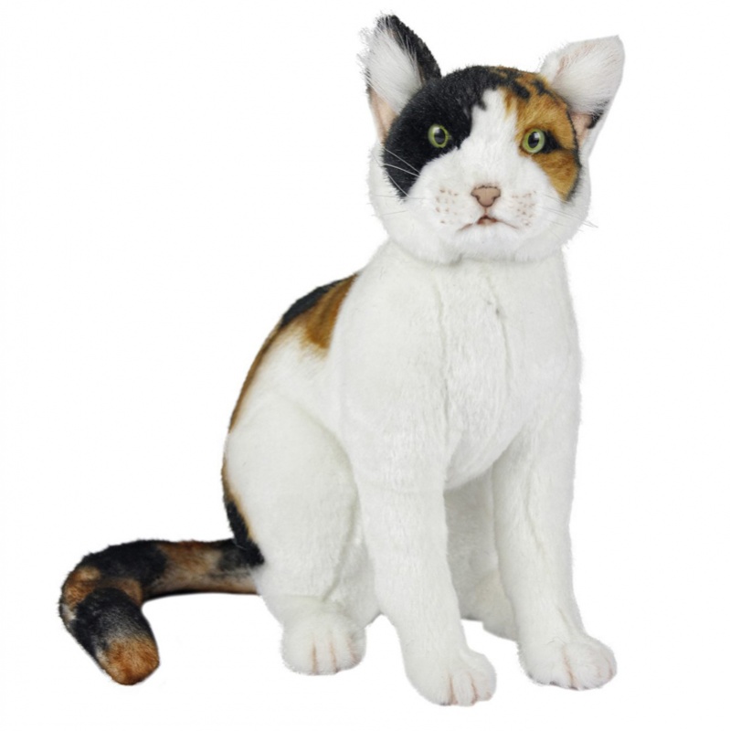 Hansa Calico Cat Soft Toy 7028 | Teddy Town Gifts