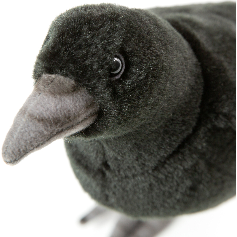 Hansa Plush Black Crow Soft Toy 6266 | Teddy Town Gifts