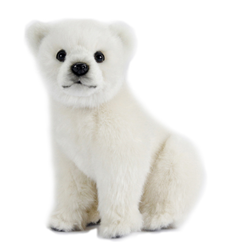Polar Bear Cub 24cm Plush Soft Toy By Hansa | Teddy Town Gifts
