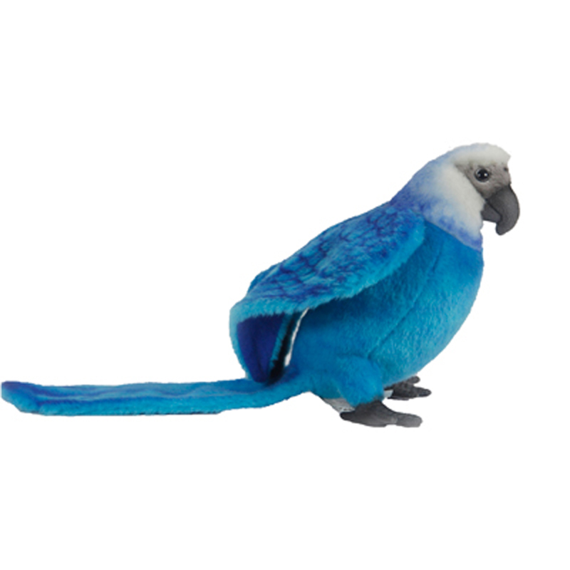 Spix's Macaw 27cm Plush Soft Toy By Hansa | Teddy Town Gifts