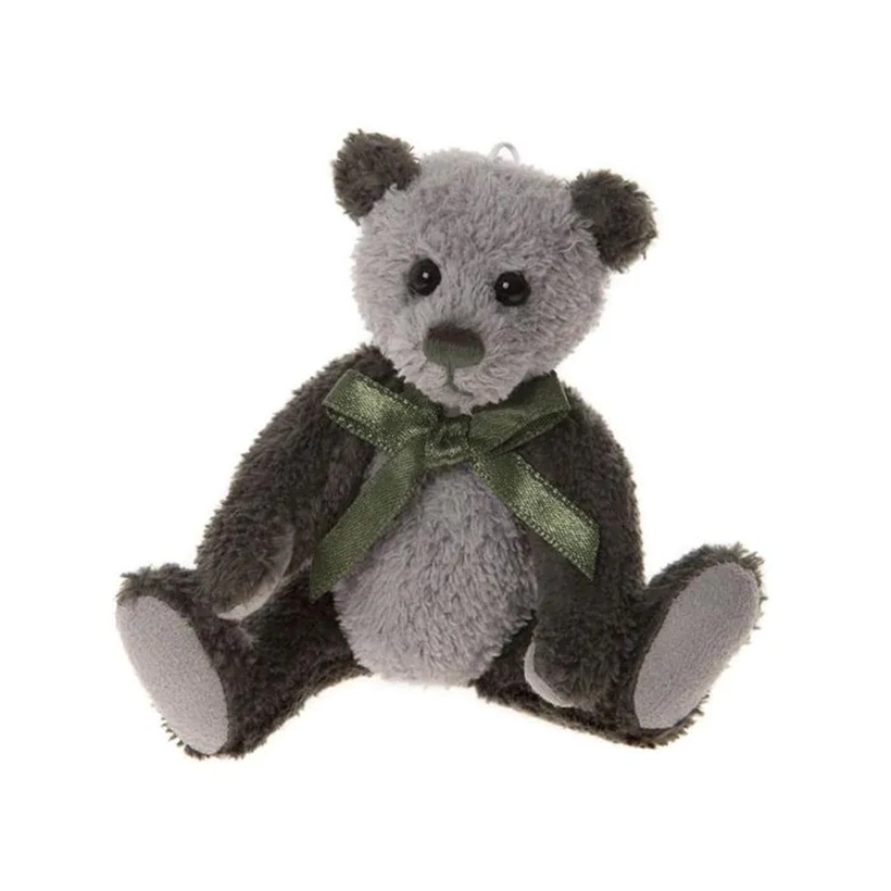 Charlie Bears Cheeky Charlie Tweed Plush Keyring | Teddy Town Gifts